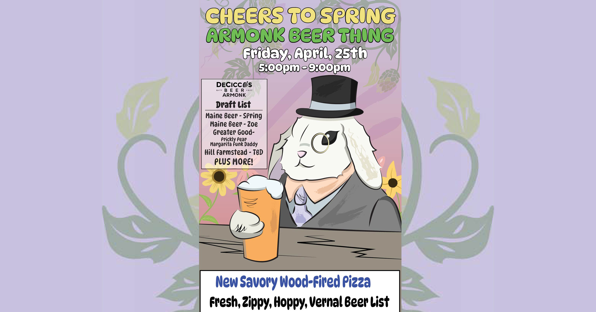 Cheers to Spring, Armonk Beer Thing (Armonk 04/25/25) | DeCicco & Sons