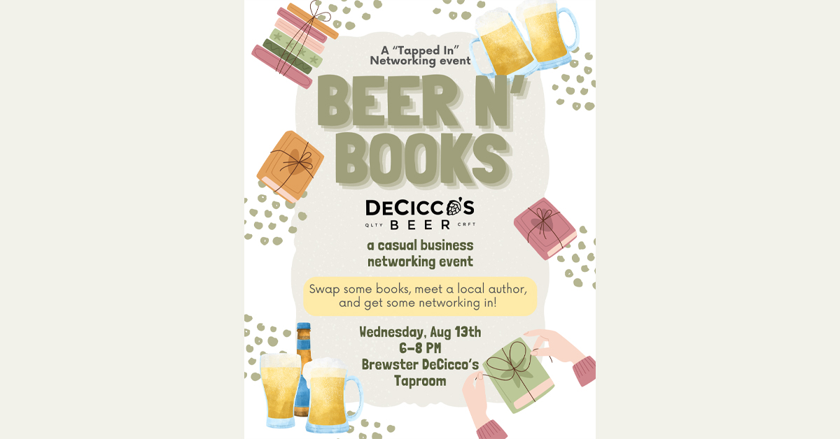 Tapped In: Beer N’ Books — A Networking Social with a Literary Twist ...